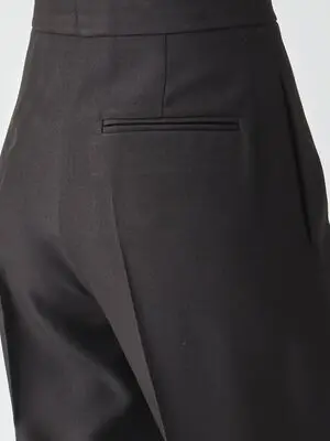 MEIMEIJ High-waisted Wide-leg Palazzo Trousers In Crêpe