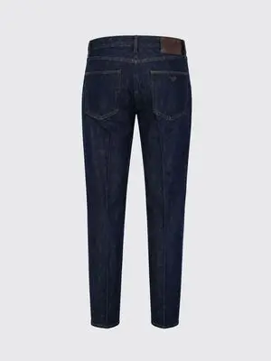 Emporio Armani Mid-rise Slim Fit Skinny Jeans In Recycled Cotton Denim
