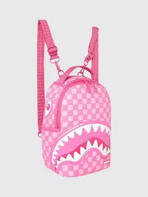 SPRAYGROUND New Check Faces Coated Cotton Backpack With Check Print