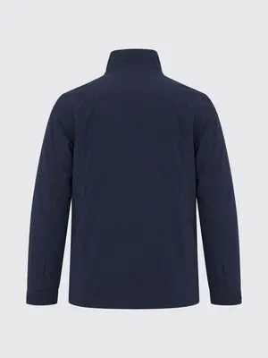 K-WAY Short Windproof Cotton And Polyester Parka With Flap Pockets