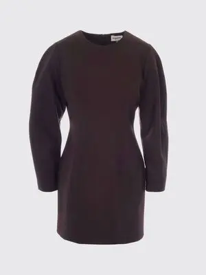 PAROSH P.a.r.o.s.h. Long-sleeved Wool Mini Sheath Dress