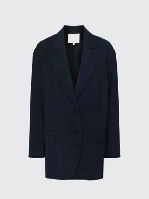 Tibi Double-breasted Wool-blend Blazer With Dropped Shoulders