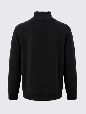 Polo Ralph Lauren Relaxed Fit Cotton-blend Zip Sweatshirt With Pony Logo - Black