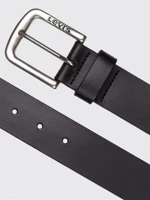 LEVI'S Leather Belt With Engraved Logo Pin Buckle
