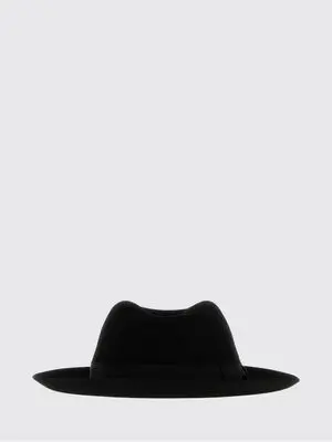 Borsalino Medium-brim Wool Felt Panama Hat - Black