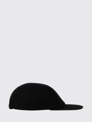 Issey Miyake Pleated Polyester Baseball Cap Homme Pliss - Black