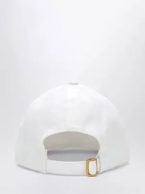 WILLY CHAVARRIA Baseball Cap With Embroidered Logo And Slogan Print - White