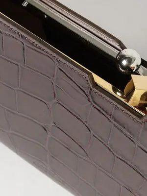 Jacquemus Le Salon Shoulder Bag In Croc-effect Calfskin Leather