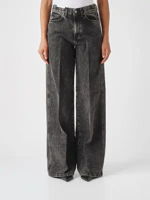 PT TORINO Mid-rise Wide-leg Cotton Denim Jeans - Blue