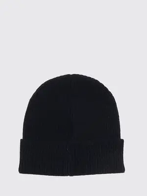 COLMAR 100% Virgin Wool Beanie With Cuff And Logo Patch - Navy