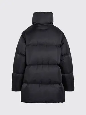 MAISON MARGIELA Quilted Long Puffer Coat With Removable Sleeves And Funnel Neck