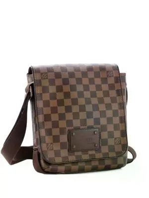 LOUIS VUITTON Brooklyn Handbag Damier Pm Crossbody Bag - Brown
