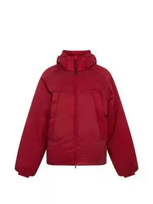 Y3 Hooded Puffer Jacket - Red