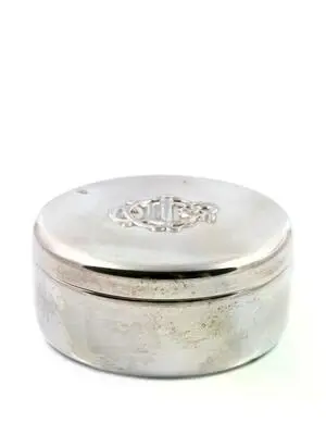 Dior 1970s Monogram-embossed Trinket Box