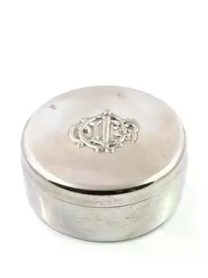 Dior 1970s Monogram-embossed Trinket Box