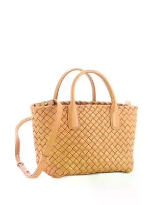 Bottega Veneta Cabat Intrecciato Nappa Mini Tote Bag - Brown