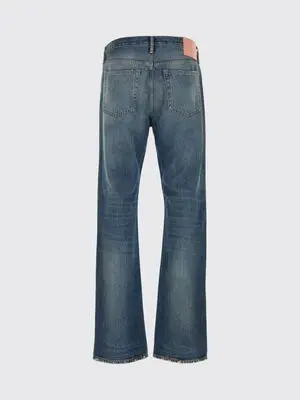 Acne Studios Mid-rise Straight Fit Jeans In Organic Cotton Denim