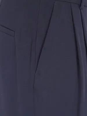 TOTEME Sartorial Straight-leg Trousers In Viscose Blend With Pleats