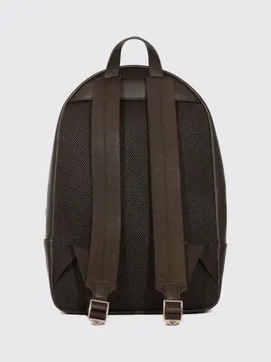 Emporio Armani Backpack In Recycled Materials With Adjustable Straps