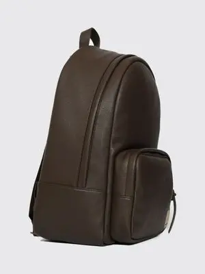 Emporio Armani Backpack In Recycled Materials With Adjustable Straps