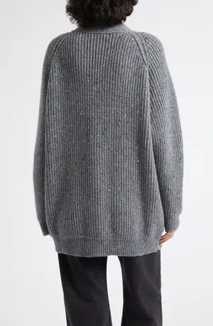 Johnstons Of Elgin Norah Cashmere Donegal Rib Cardigan