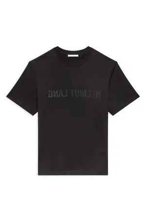 Helmut Lang Reverse Graphic T-shirt - Black