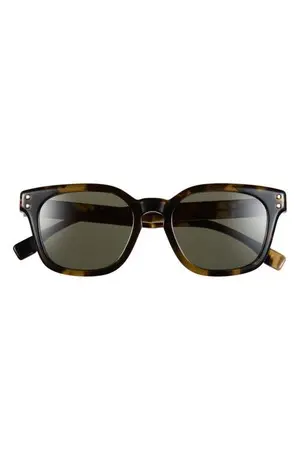 Fendi Five Sisters Square Sunglasses - Havana/green