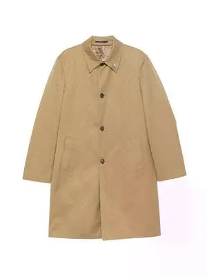 Gucci Gg Cotton Gabardine Coat