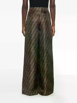 Fendi Ff Twill Trousers