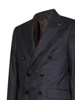 D4.0 Double-breasted Peak-lapel Suit