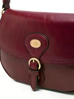 THE BRIDGE Buckle-detail Leather Crossbody Bag