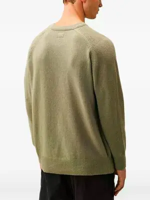 C.P. COMPANY Lambswool Lens Crewneck Sweater