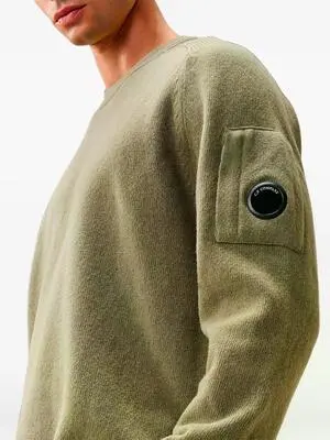 C.P. COMPANY Lambswool Lens Crewneck Sweater