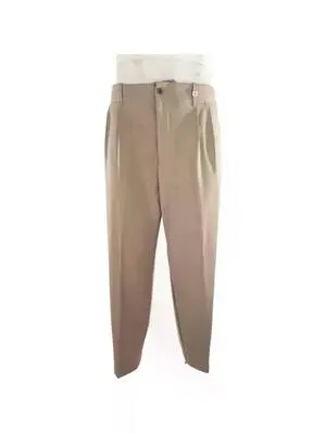 MYTHS Pleated Tapered Trousers
