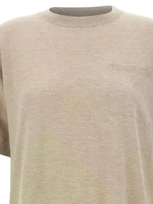Max Mara Short-sleeve Chest-pocket Sweater