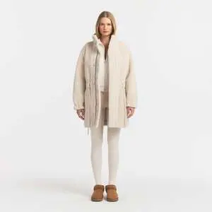 SKIMS Zip Up Jacket | Light Neutral | | Faux Shearling