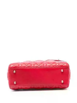 Dior 2016 Small Lambskin Cannage Myabcdior Lady Satchel