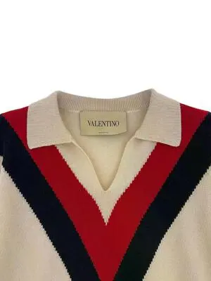 Valentino Garavani Vlogo Signature Intarsia Sweater