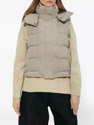 RETHINKIT STUDIOS Quilted Hooded Gilet