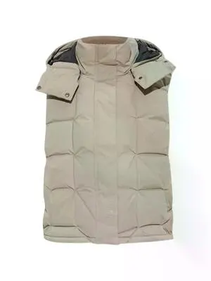 RETHINKIT STUDIOS Quilted Hooded Gilet - Grey