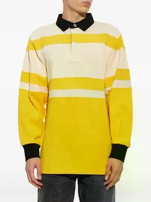 ENTIRE STUDIOS Striped Long-sleeve Polo Shirt