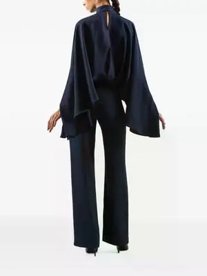 TALLER MARMO Eolia Cape-sleeve Jumpsuit