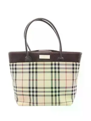Burberry 2000-2017 House Check Canvas Tote Bag - Neutrals
