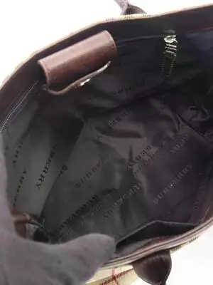 Burberry 2000-2017 House Check Canvas Tote Bag