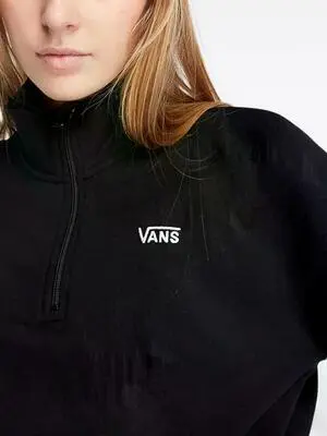 VANS Half-zip Logo-embroidered Hoodie