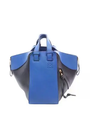 Loewe 2010-2026 Small Bicolor Calfskin Hammock Satchel