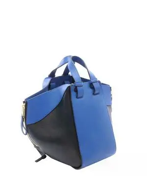Loewe 2010-2026 Small Bicolor Calfskin Hammock Satchel