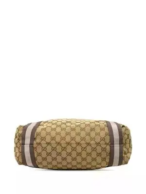 Gucci 2000-2015 Gg Canvas Web Tote Bag