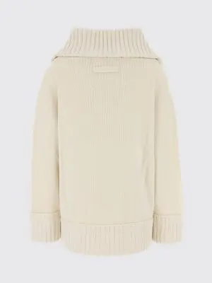 Victoria Beckham Relaxed Fit Lambswool Blend V-neck Jumper