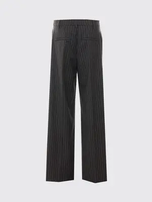Zadig&Voltaire Pinstripe Wide-leg Tailored Trousers In Viscose Blend
